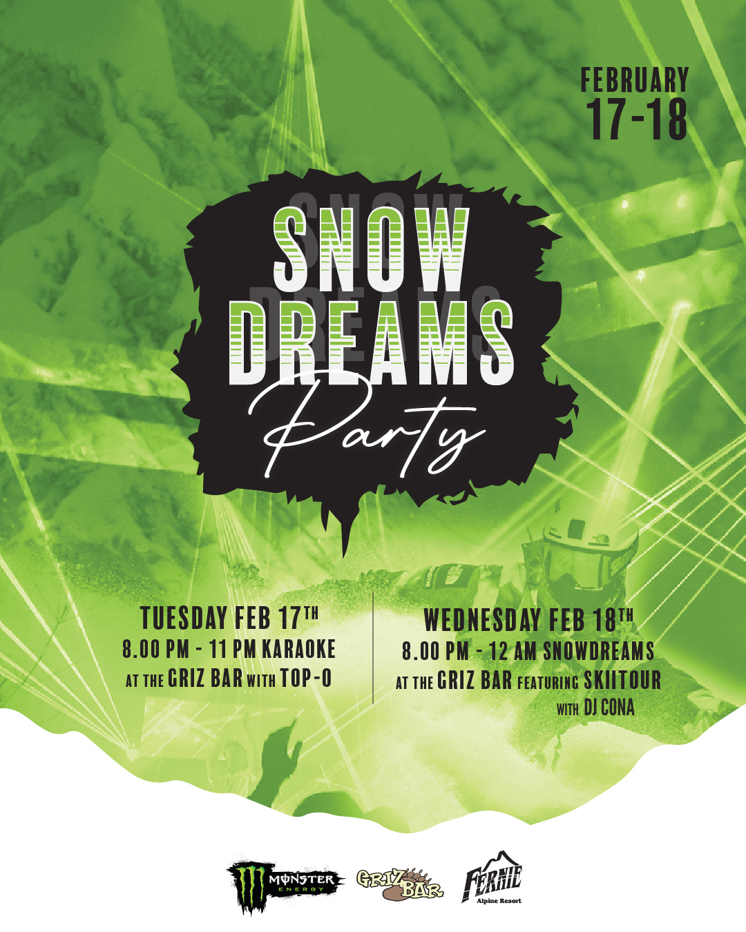 Snow Dreams 2026 presented by Monster Energy – Fernie Alpine Resort